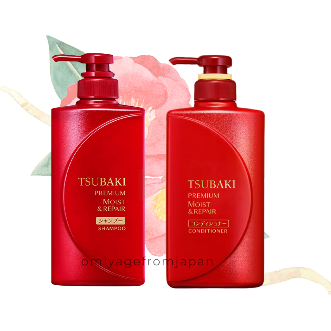 Shiseido TSUBAKI Premium Moist Szampon i Odżywka | Kokeshi House